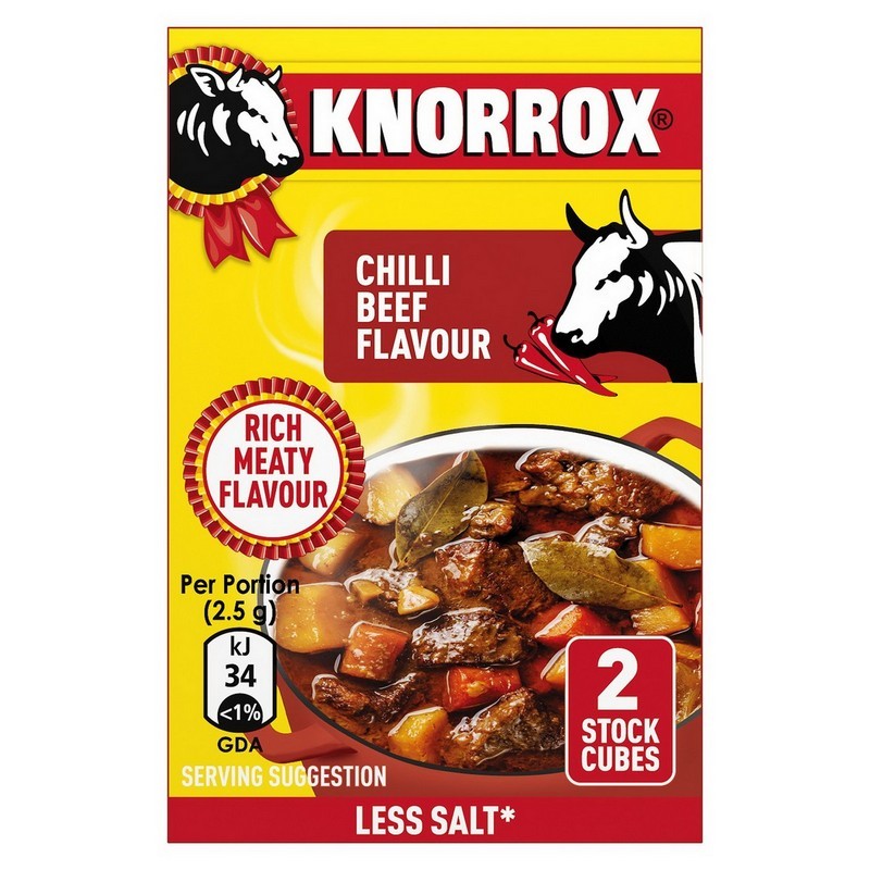 Knorrox Chilli Beef Flavoured Stock Cubes
